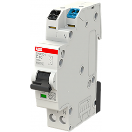ABB FlexLine installatieautomaat 1-polig+nul 10A C-kar (SNX201-C10 ...