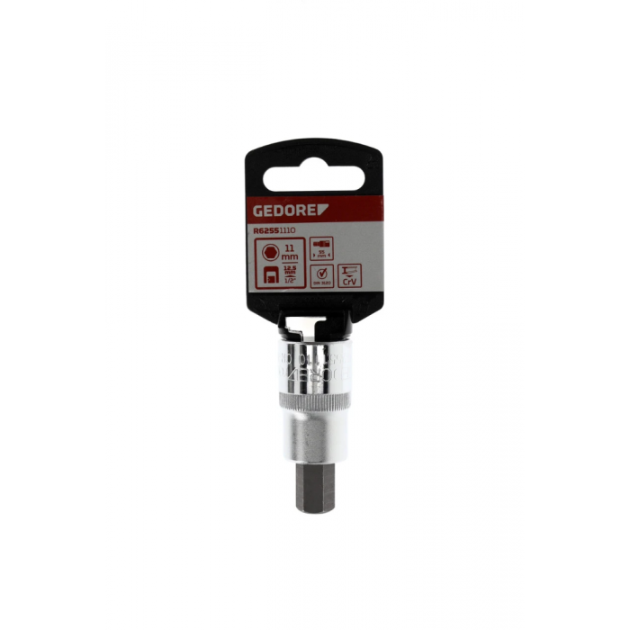 GEDORE dopsleutel inbus 1/2" 11m lengte 55mm (R62551110 ...