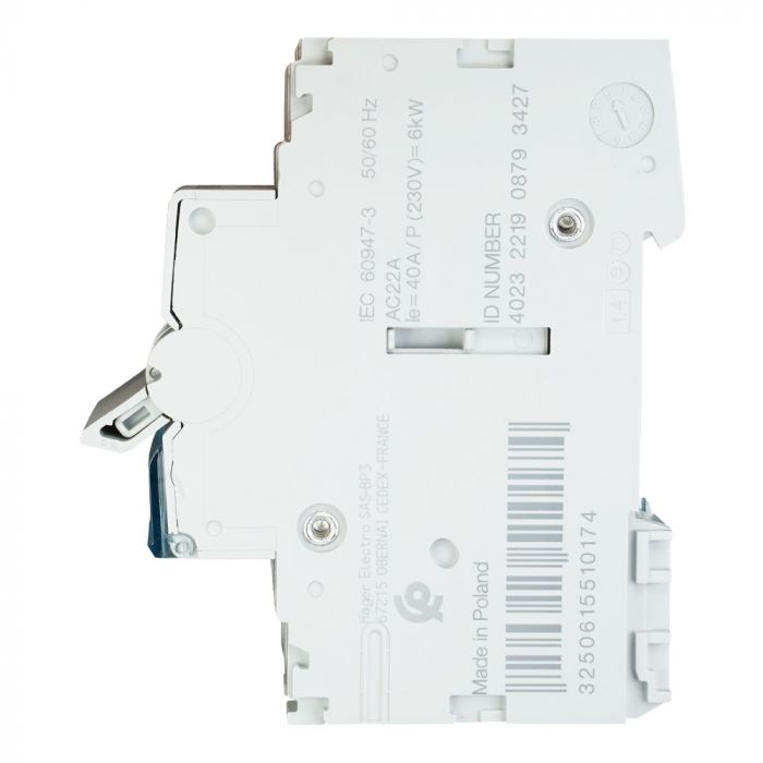 Hager hoofdschakelaar 2-polig 40A (SBN240) | Groepenkastbestellen