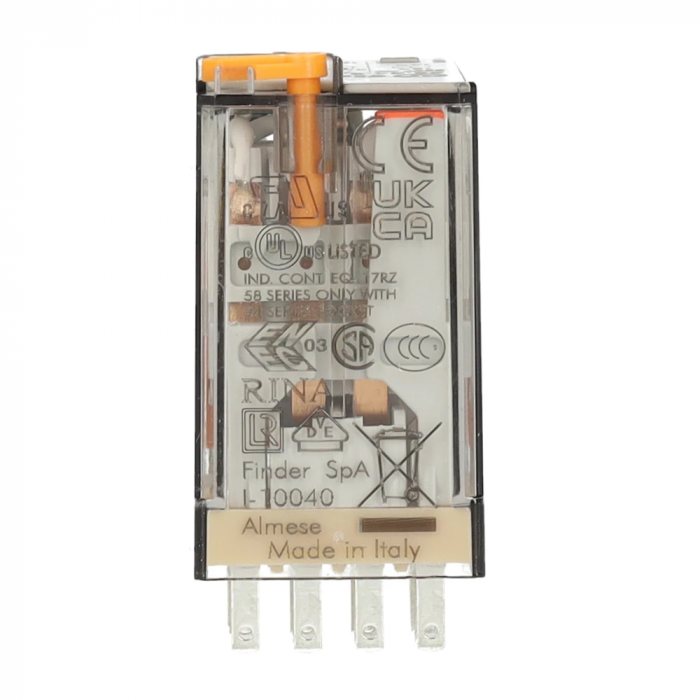 Finder relais 4 wisselcontacten 7A 230V (55.34.8.230.0054) | Groepenkastbestellen