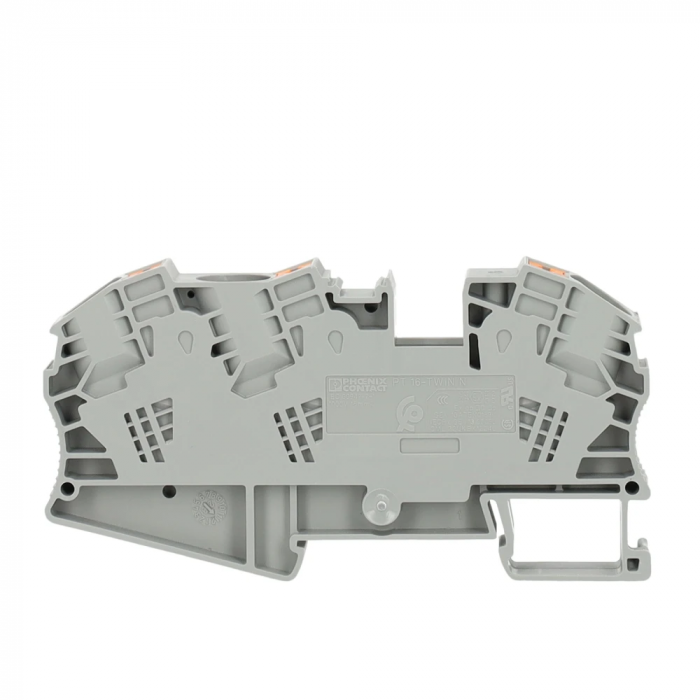 Phoenix Contact twin rijgklem met push-in aansluiting 16 mm² - grijs ...