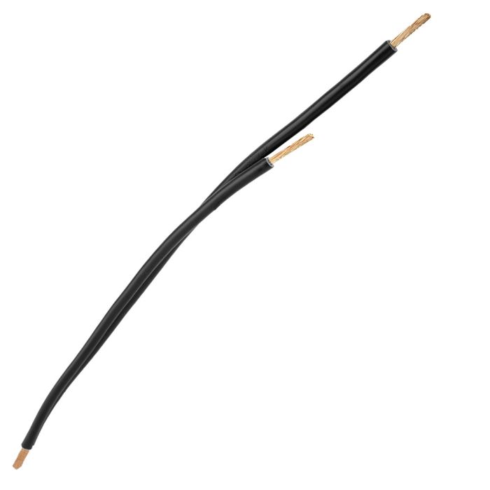 Aansluitdraad twin 4mm2 zwart 120/480 mm soepele kern en geperste ...