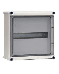 Halyester installatiekast met dinrail leeg