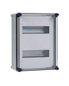 Halyester installatiekast met dinrail leeg